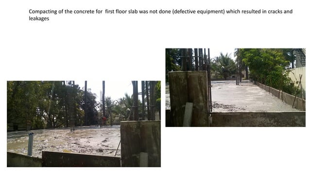 Substandard quality and fraud at various stages of constructions ...