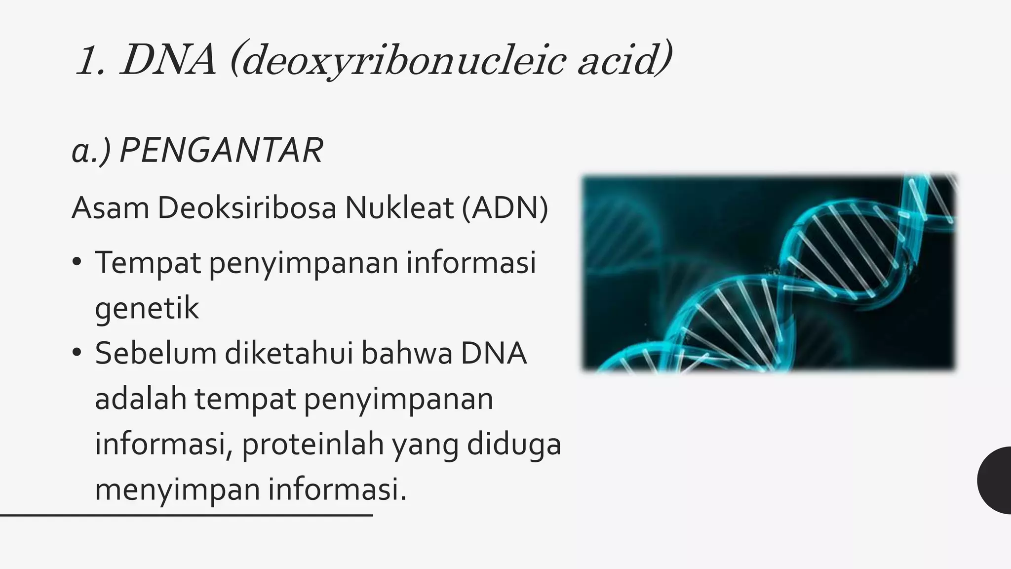 Substansi Genetika - Kelas 12 SMA - SMT 1 | PPTX