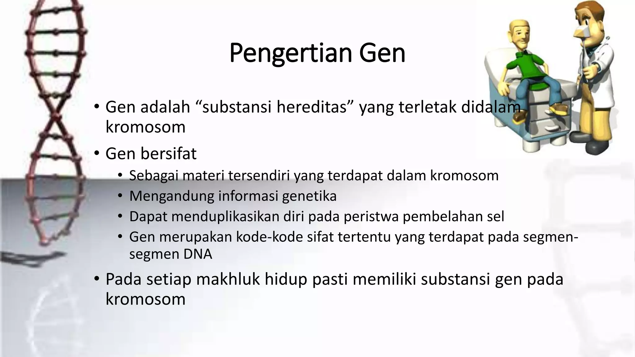 Substansi materi genetik | PPTX