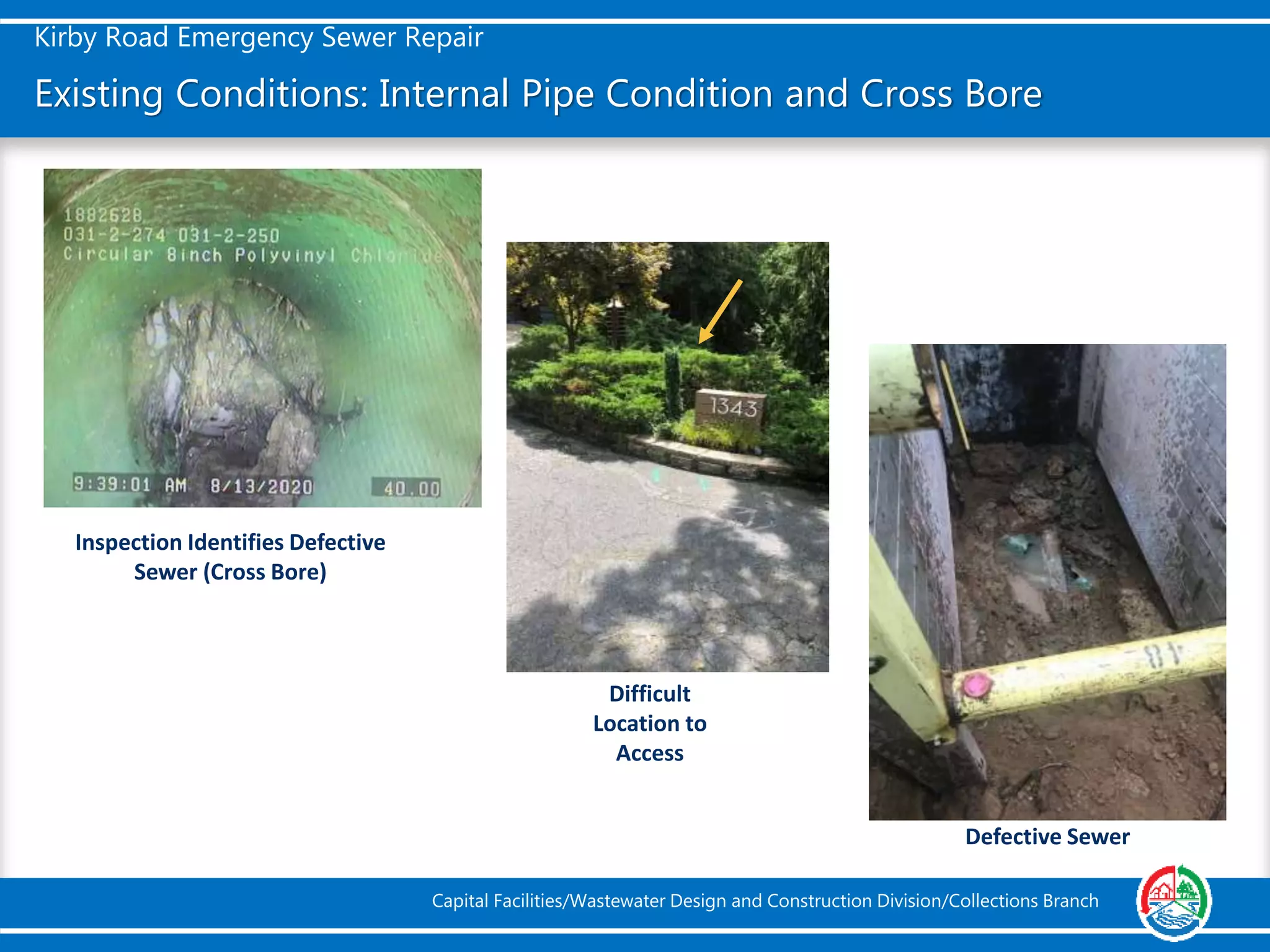 Kirby Road Emergency Gravity Sewer Repair Completed November 2020 ...