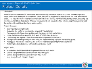 Nancemond Street Outfall Stabilization | PPT | Free Download