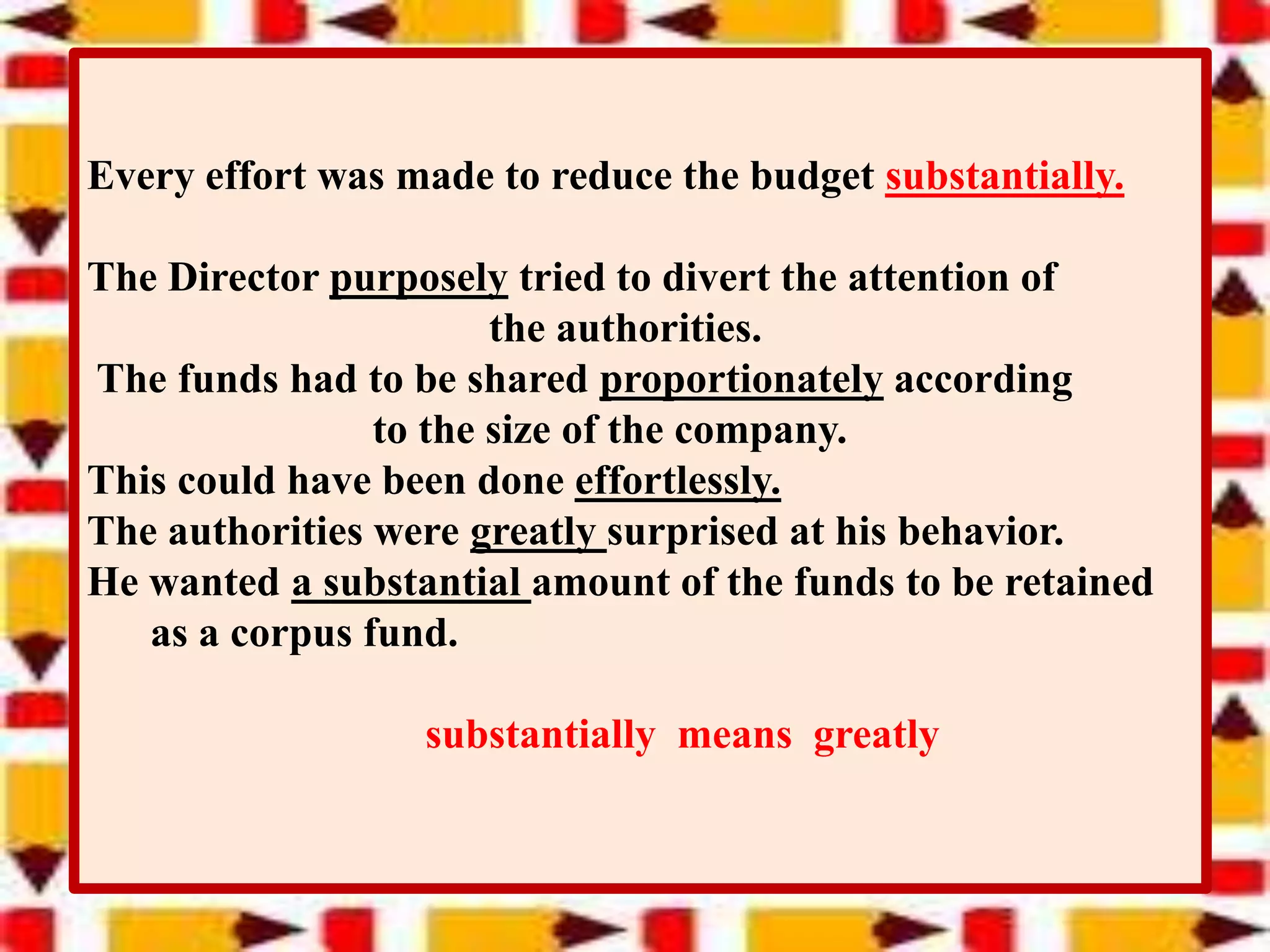 Substantially Synonyms | PPT