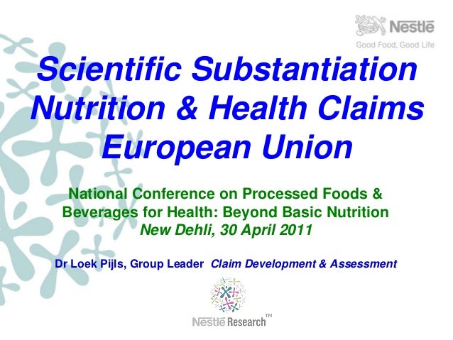 Substantiate What One Claims: Claim Only What Has Been Substantiated