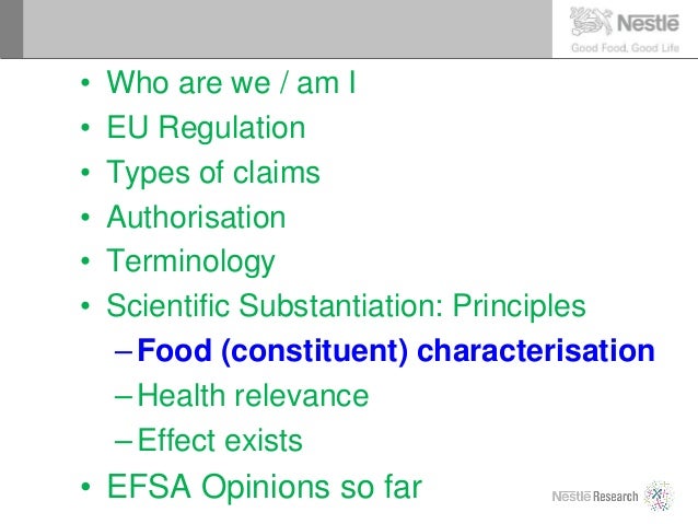 Substantiate What One Claims: Claim Only What Has Been Substantiated