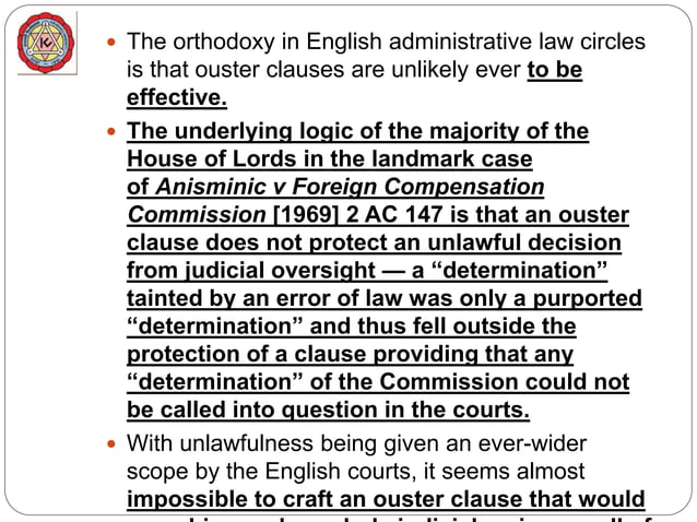 Substantive ultra vires | PPTX | Law