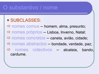 Substantivo | PPT