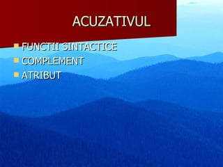 Substantivul | PPT