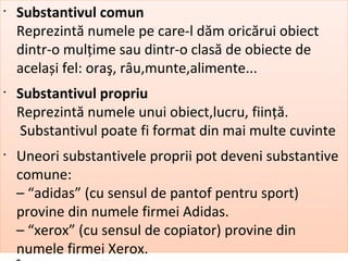 Substantivul 1/4 | ODP