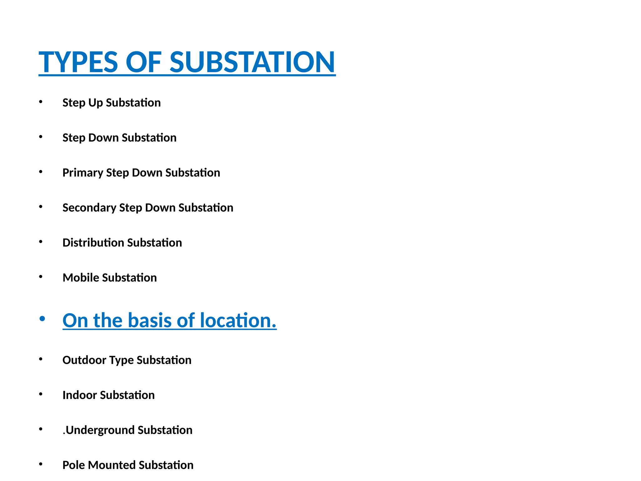 Details of different types of substation.pptx