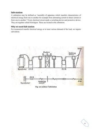 Switchgear Equipment in a Substation | DOCX