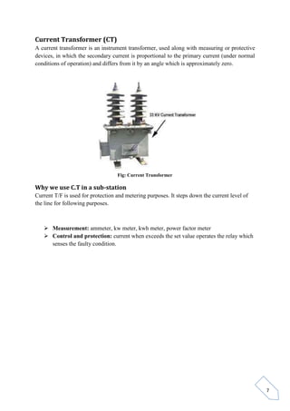 Switchgear Equipment in a Substation | DOCX