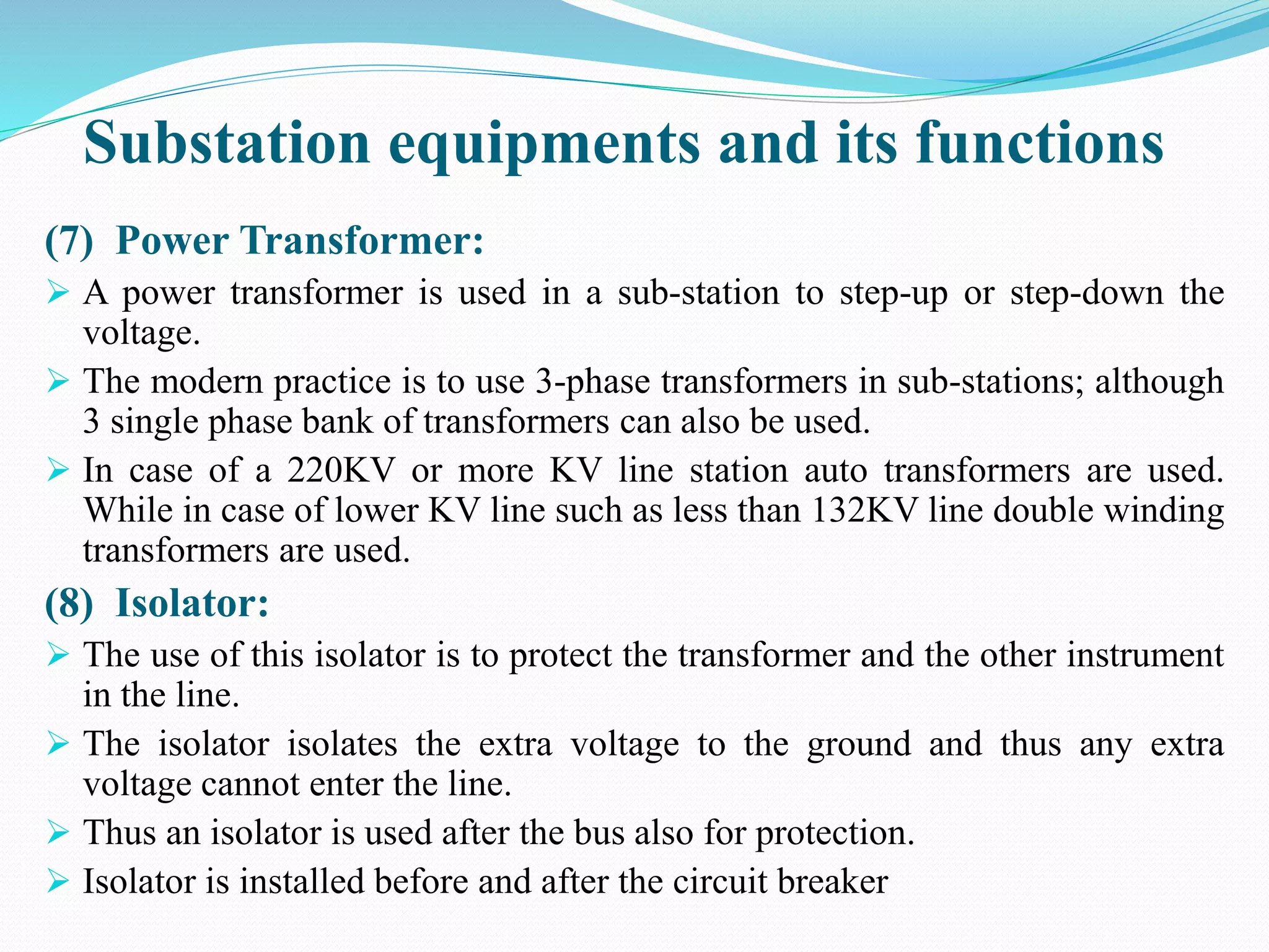 Substations | PPTX | Computer Networking | Computing