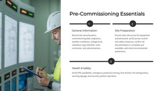 Substation Commissioning Checklist with eAuditor Audits & Inspections | PDF