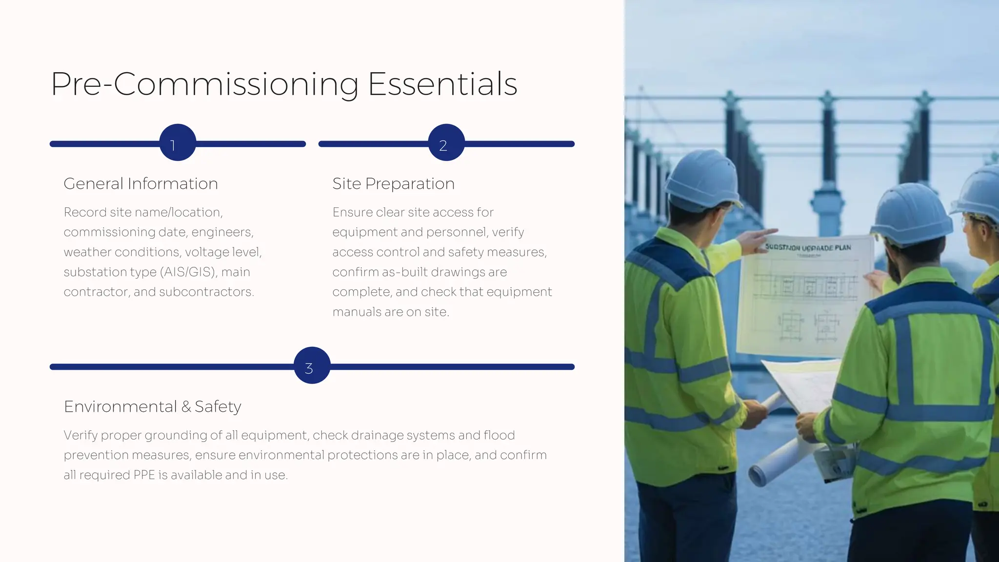 Substation Commissioning Checklist with eAuditor Audits & Inspections | PDF