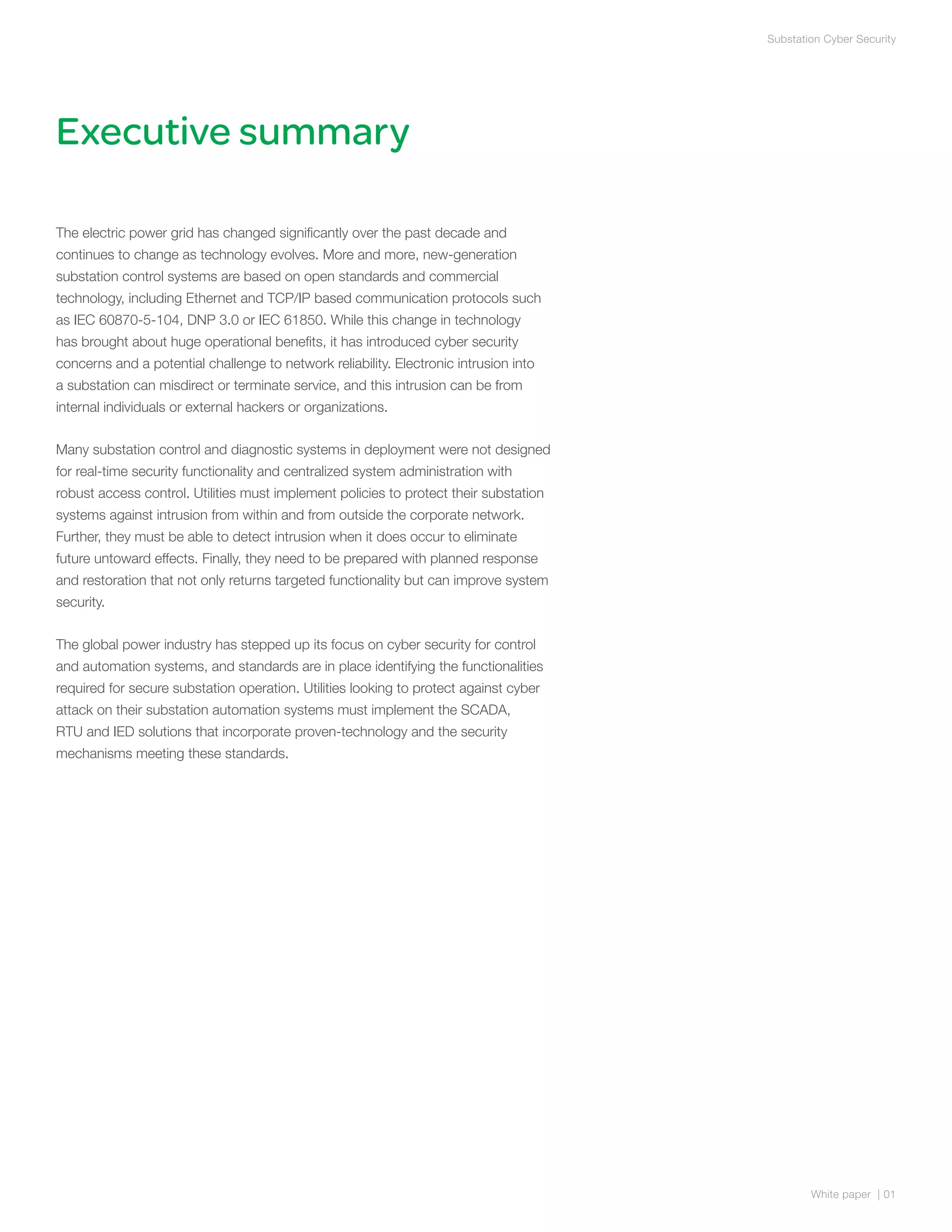 Substation Cyber Security | PDF