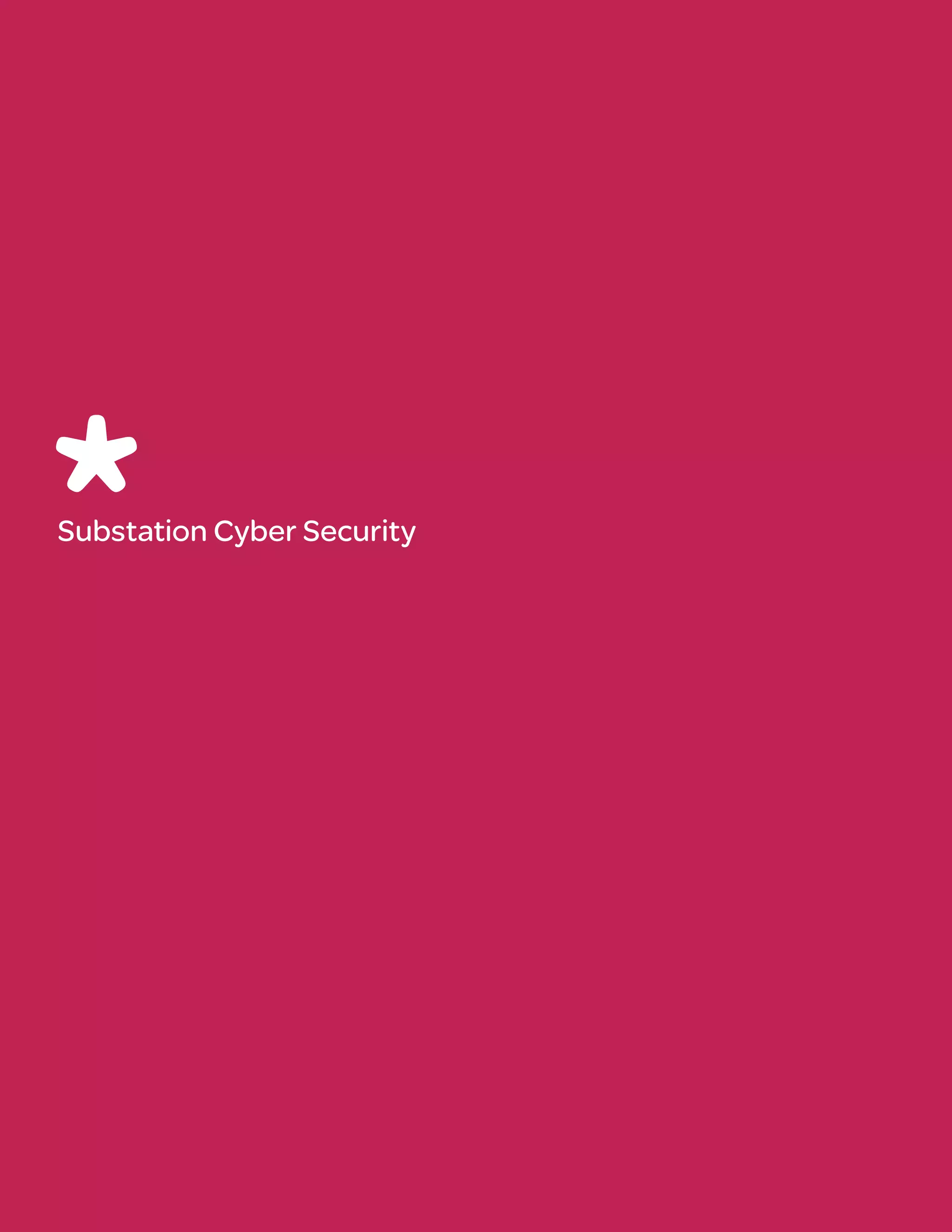 Substation Cyber Security | PDF