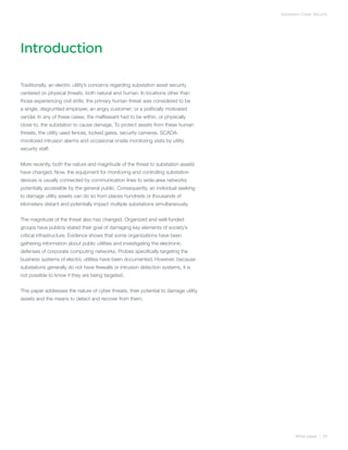 Substation Cyber Security | PDF