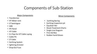 Sub station design | PPT