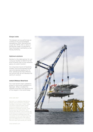 Offshore Substation Design Brochure | PDF