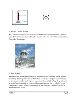 Substation equipment and its function 2 | DOCX | Computer Networking ...