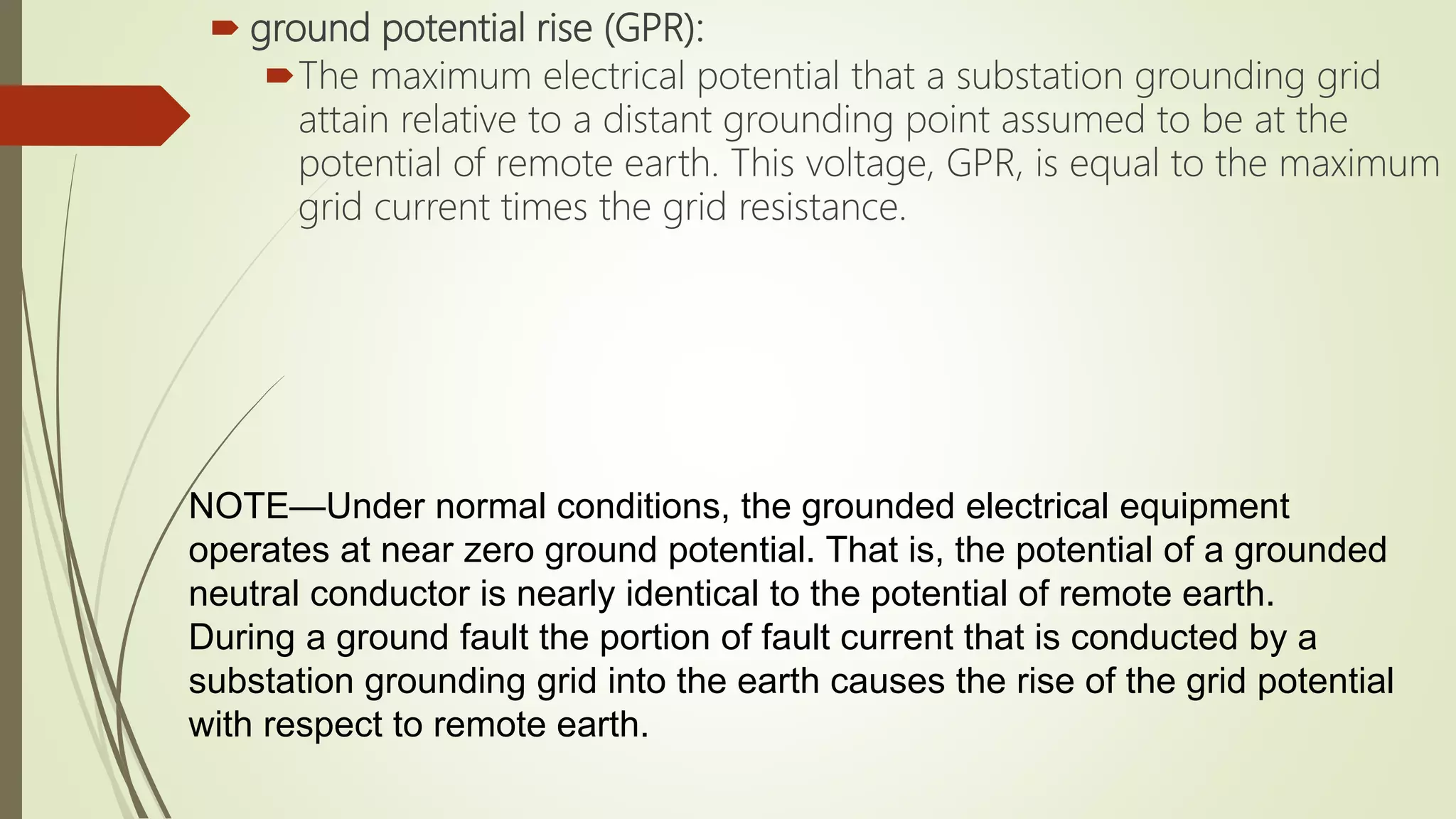 Substation grounding | PPTX
