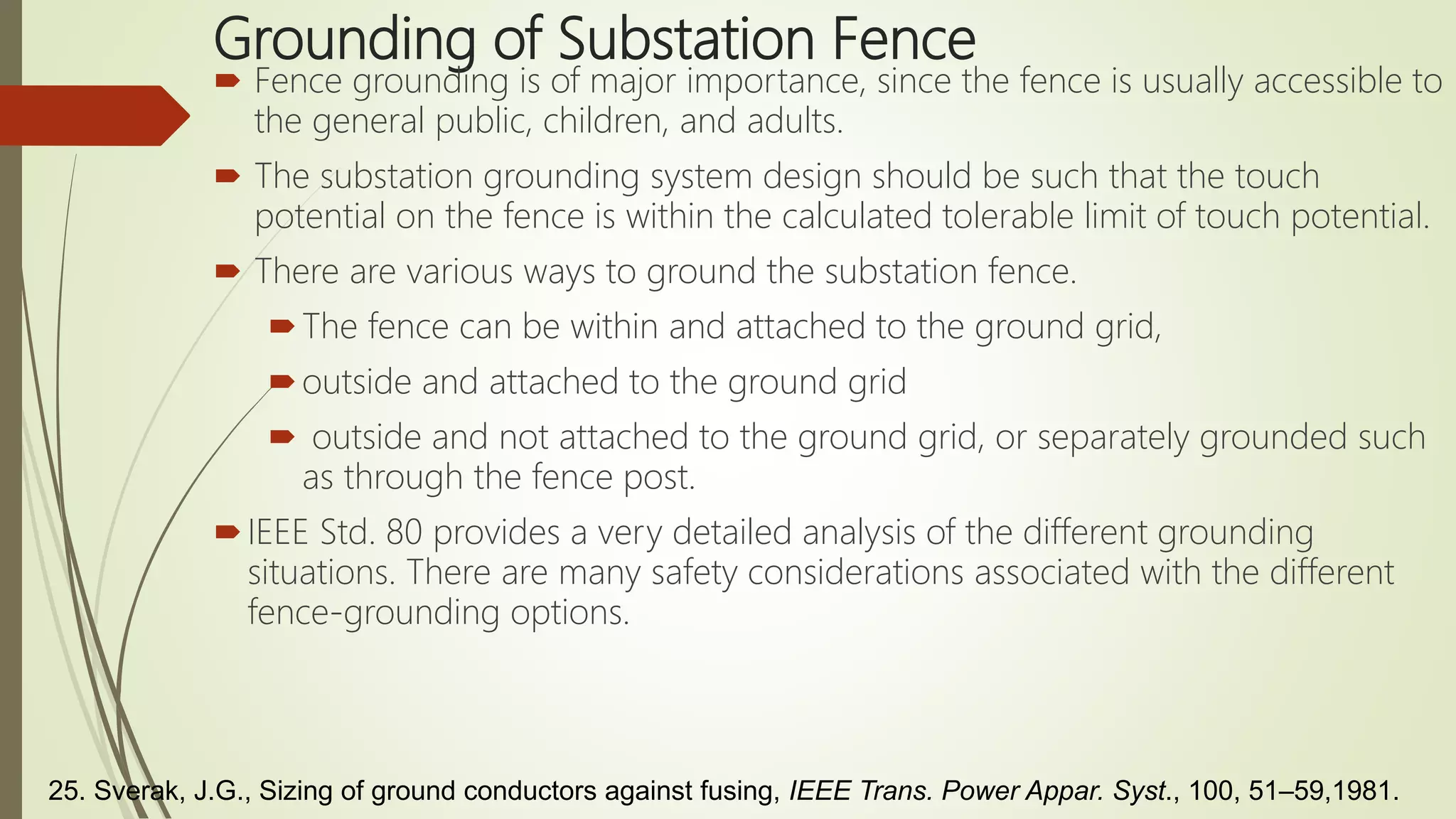 Substation grounding | PPTX