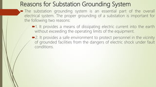 Substation grounding | PPTX