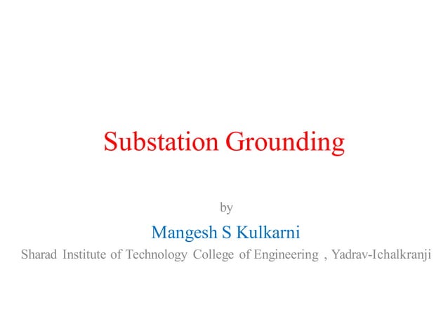 Substation grounding | PDF