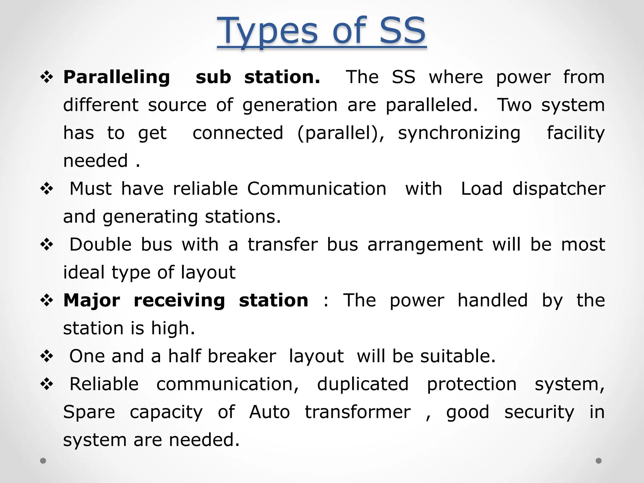 Substation Layouts - electrical power system that transforms voltage ...