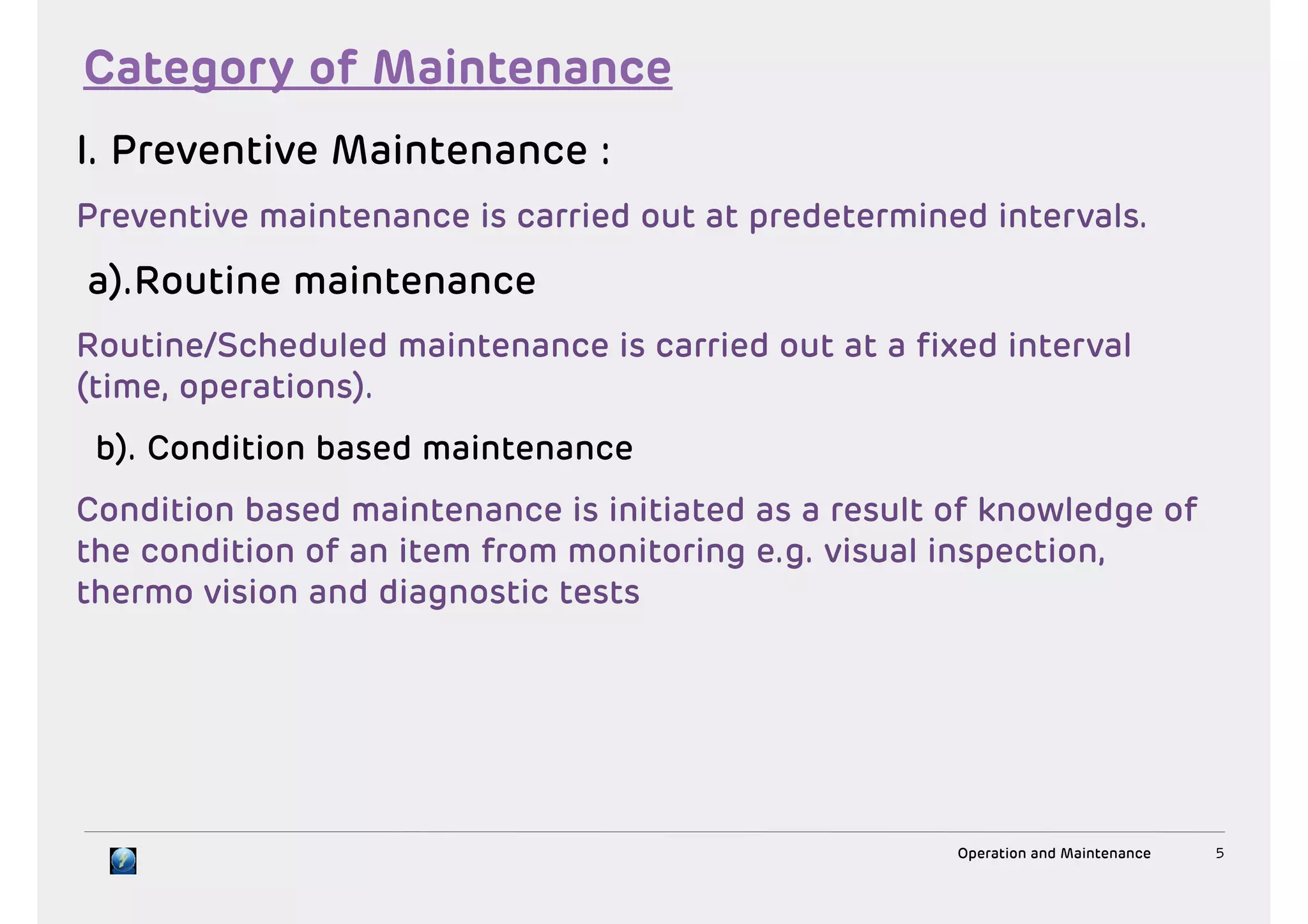 Substation Maintenance | PDF
