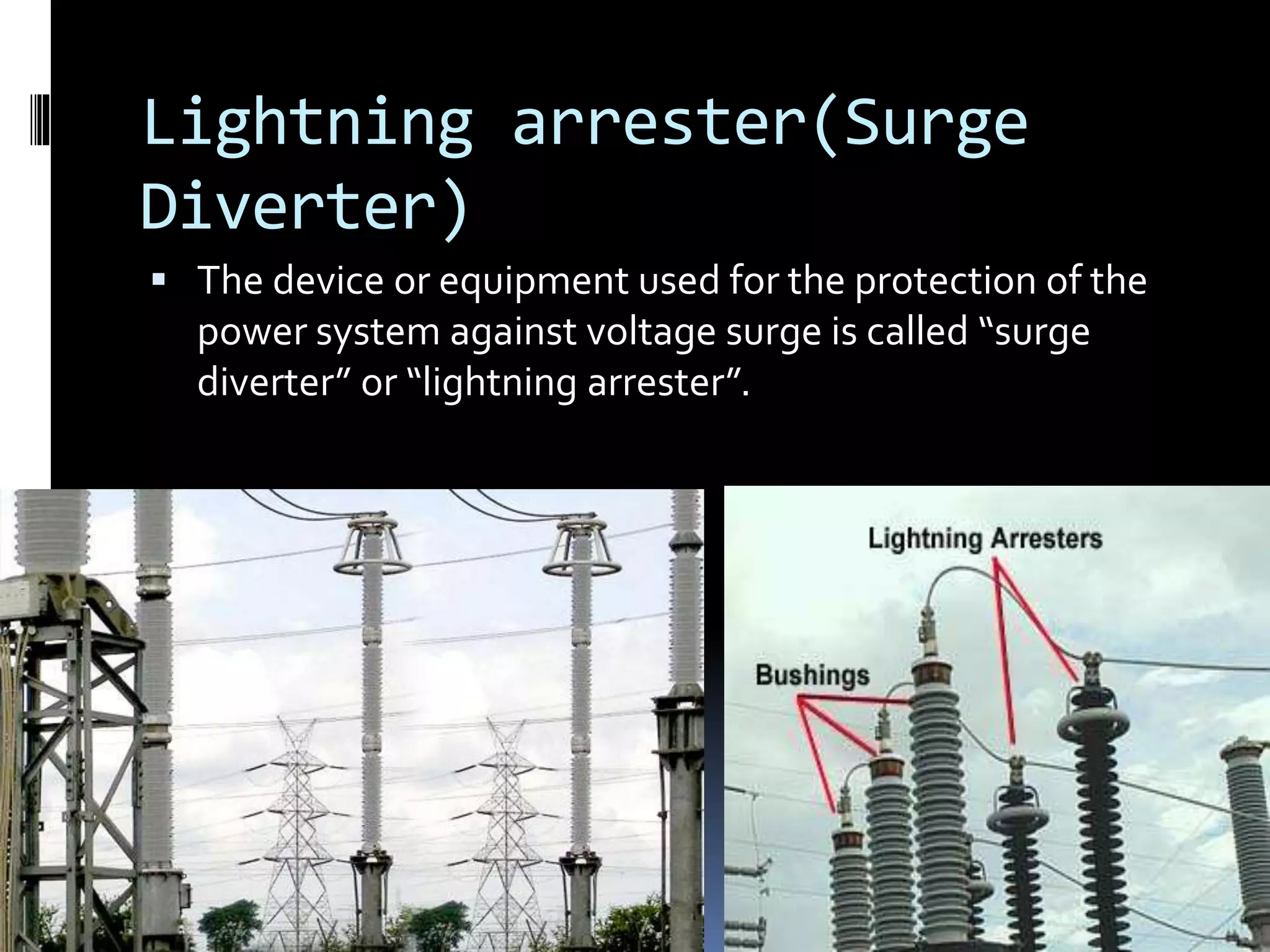 Substation protection devices | PPTX