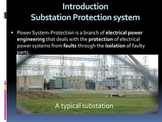 Substation protection devices | PPTX