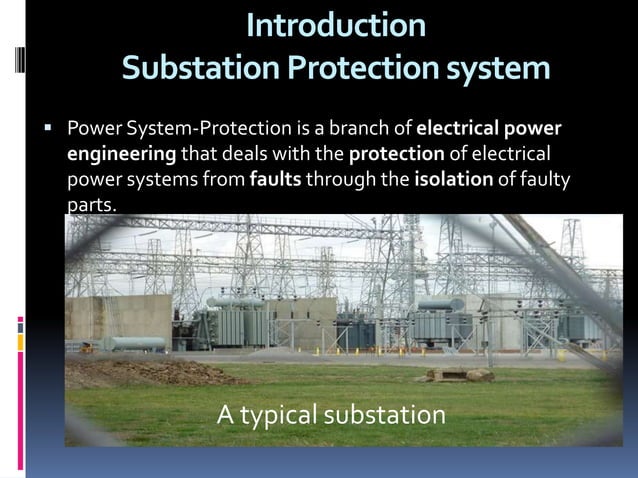 Substation protection devices | PPTX
