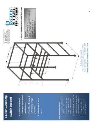 Substation Structure Catalog Pdf | PDF