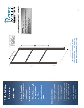 Substation Structure Catalog Pdf | PDF