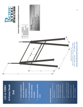 Substation Structure Catalog Pdf | PDF