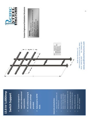Substation Structure Catalog Pdf | PDF