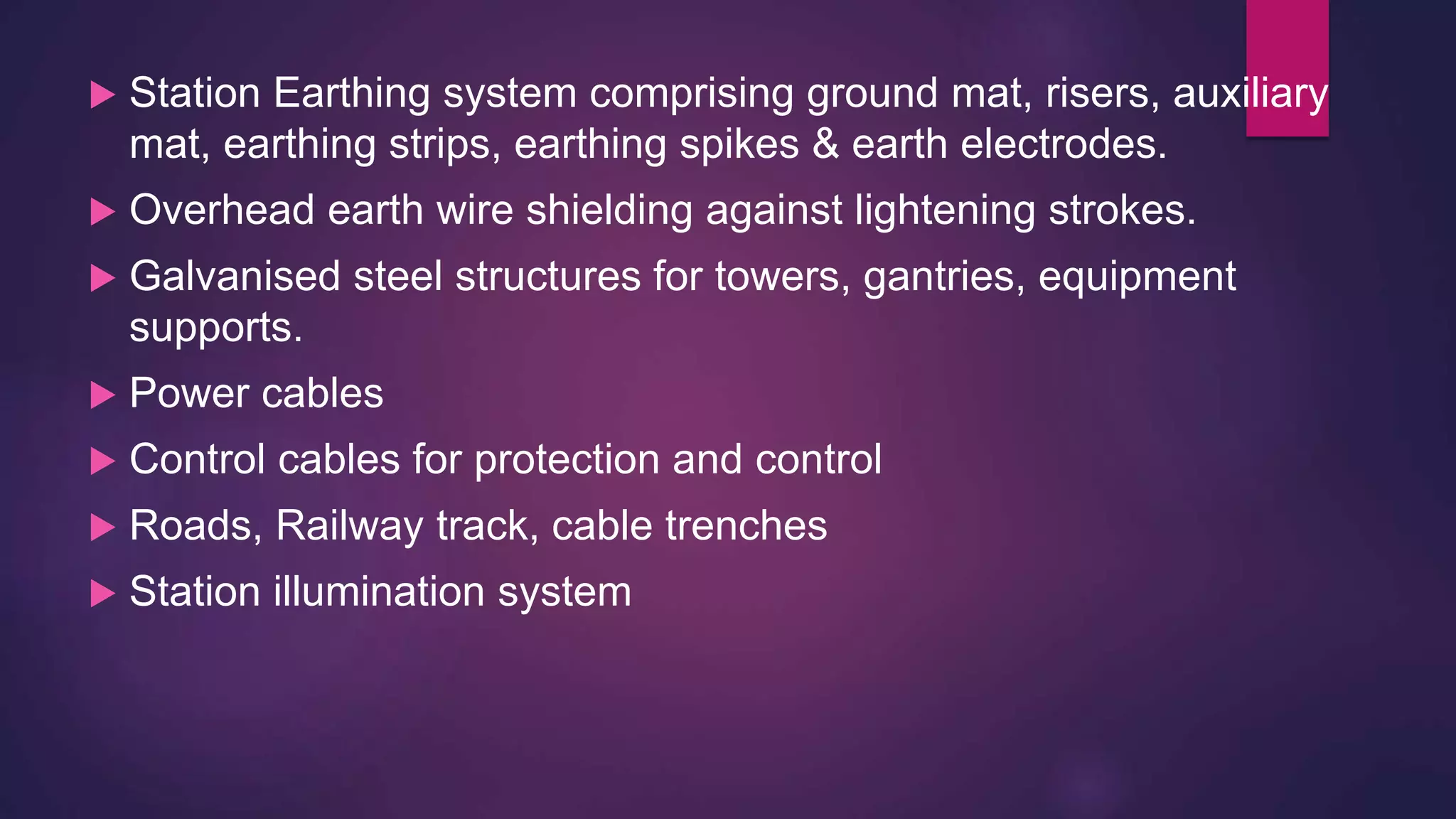 Substation structures | PPTX
