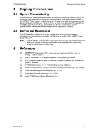 Substations vesda | PDF