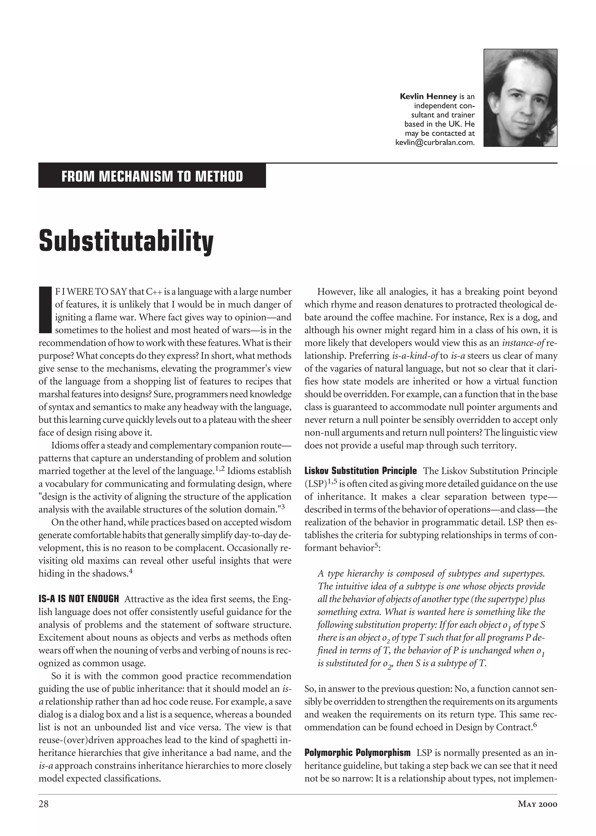 Substitutability | PDF