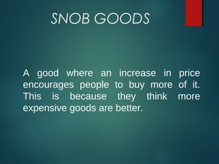 Presentation on Substitute Goods. | PPT
