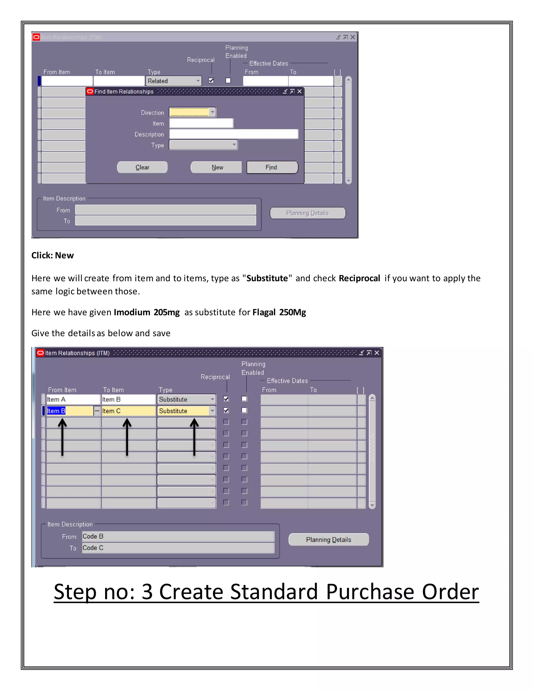 Substitute Receipt (Oracle-Purchasing R12.2.0) | DOCX