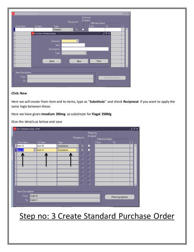 Substitute Receipt (Oracle-Purchasing R12.2.0) | PDF