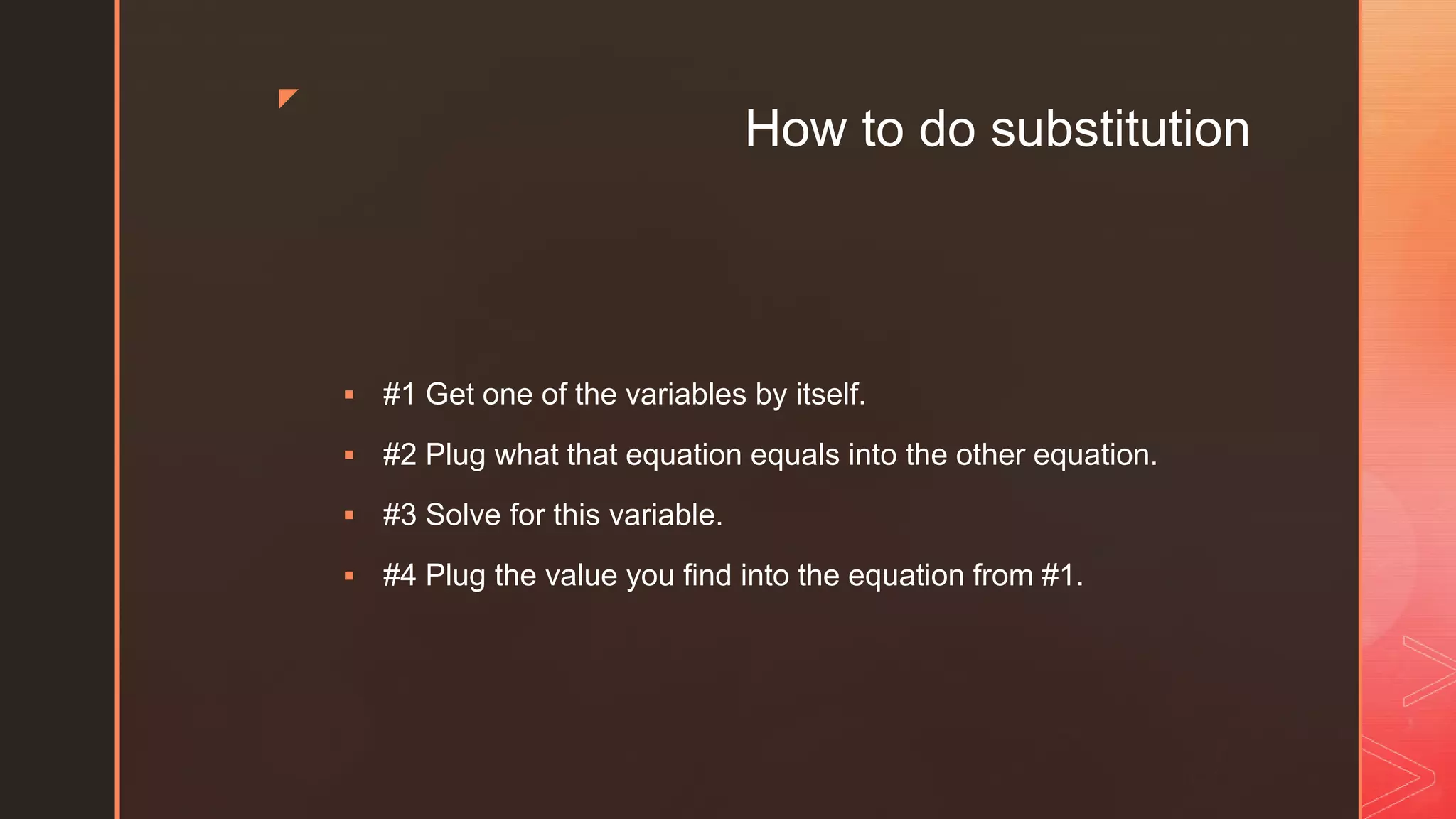 Substitution | PPTX | Physics | Science
