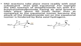 Substitution elimination reaction in cyclohexyl system | PPTX