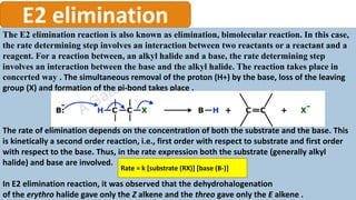 Substitution elimination reaction in cyclohexyl system | PPTX
