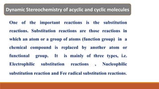 Substitution elimination reaction in cyclohexyl system | PPTX