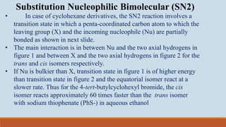 Substitution elimination reaction in cyclohexyl system | PPTX