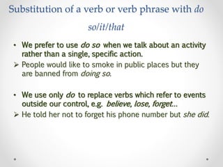 Substitution and Ellipsis | PPTX