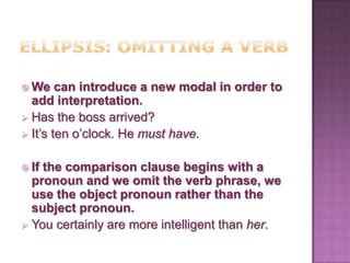 Substitution and ellipsis | PPTX